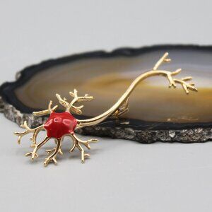 Jewelry | Nerve Anatomy Pin Brooch Jewelry Brand New Fashion Yellow ...
